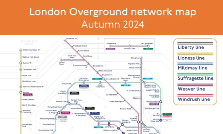 London Overground 全面升級 6 條新路線名稱具文化意義 - GreatButtonHK 英國資訊